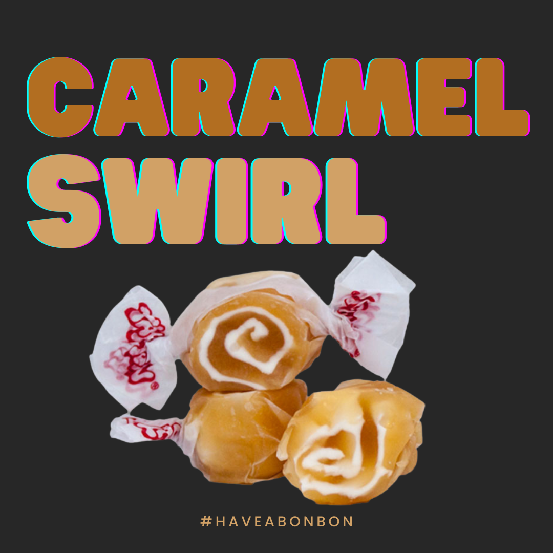 Caramel Swirl Taffy 4 oz | Bon Bon's Candy House