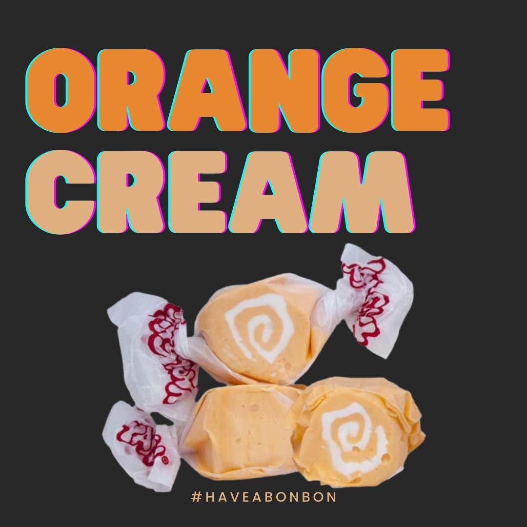 Orange Cream Taffy 4 oz | Bon Bon's Candy House