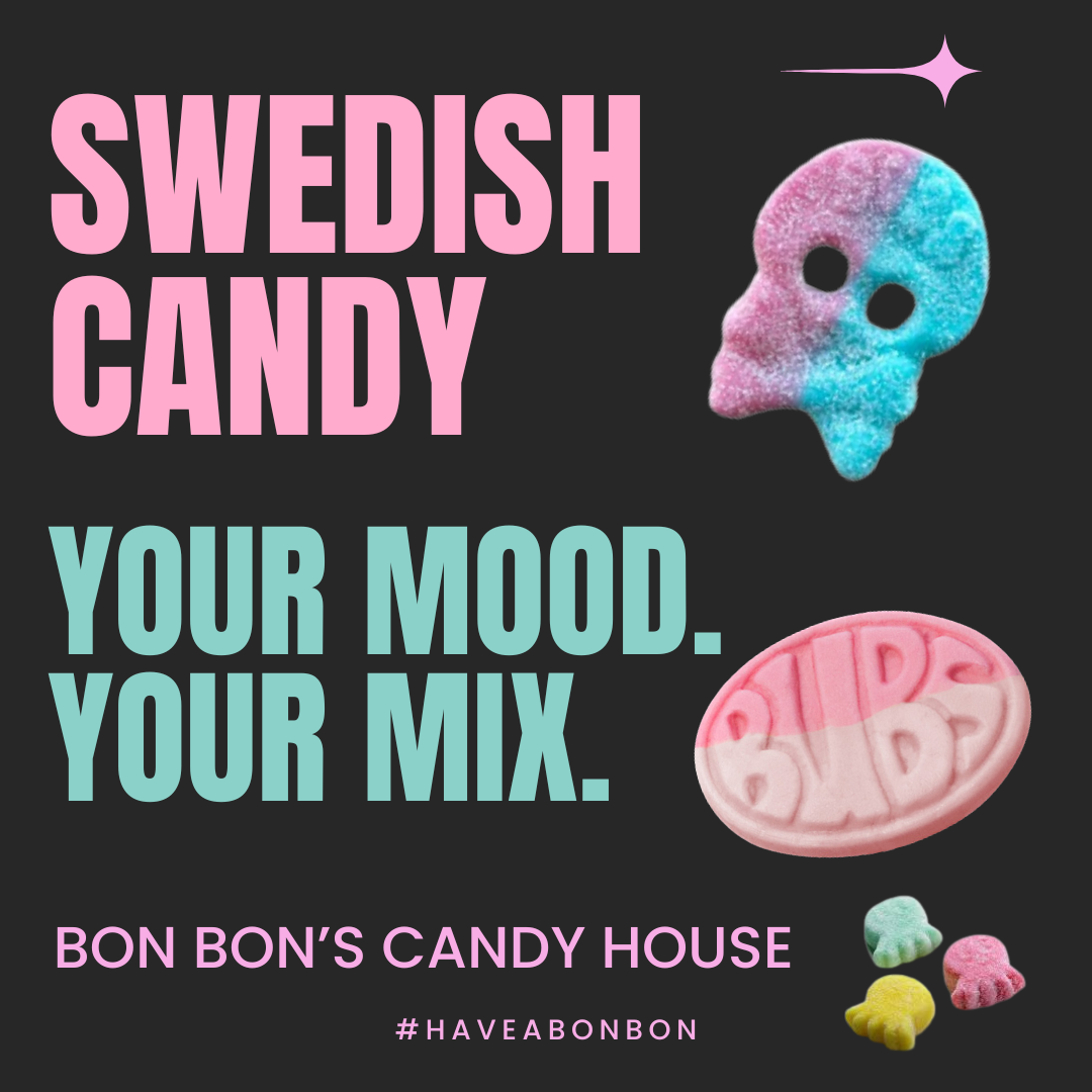 Pick Your Mix Swedish Candy 1.5 lb - Sour & Sweet BUBS Gummies | Bon ...