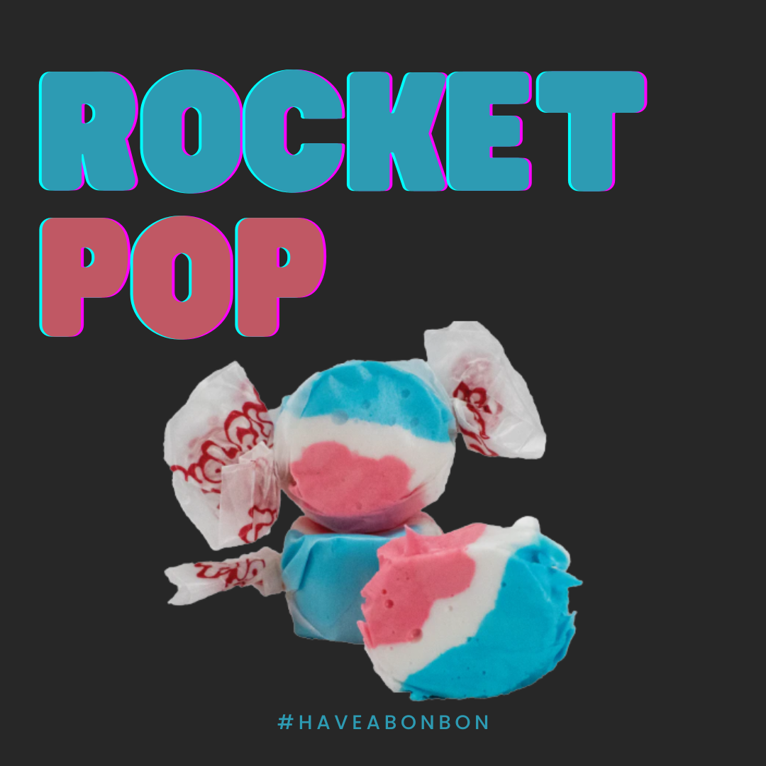 Rocket Pop Taffy 4 oz | Bon Bon's Candy House